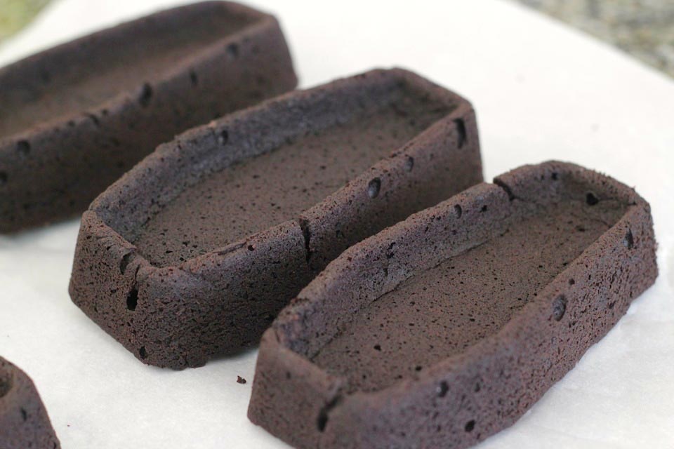 Coffin Shaped Brownies